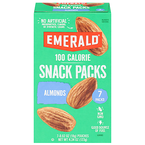 Emerald Almonds Snack Packs 7 ea | Prepared Candy & Nuts | Carlie C's