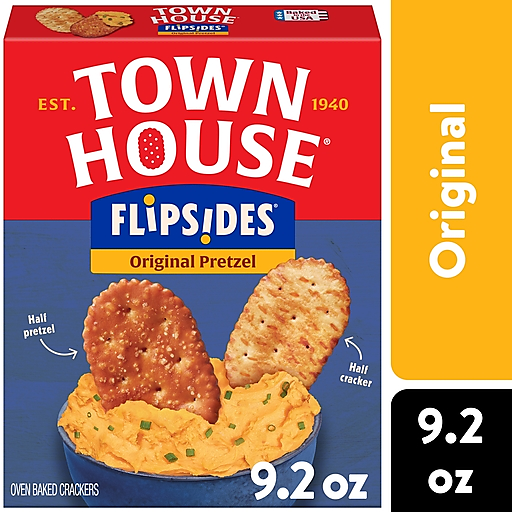 Keebler Town House Flip Sides Pretzel Crackers | Butter & Pretzel ...