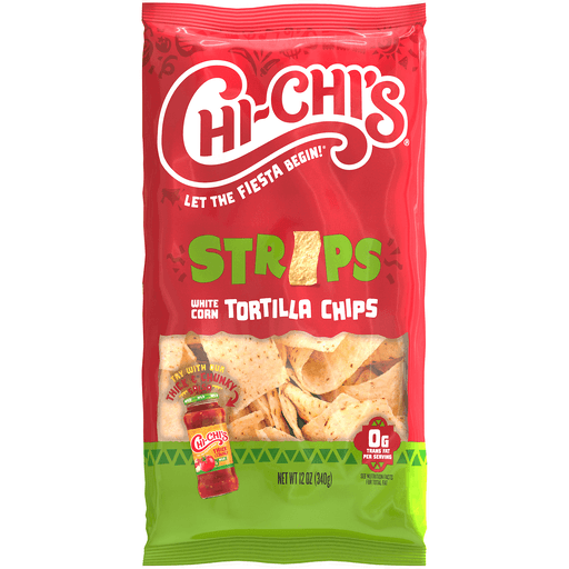 Chi Chis Tortilla Chips, Original, Strips 12 oz | Casey's Foods