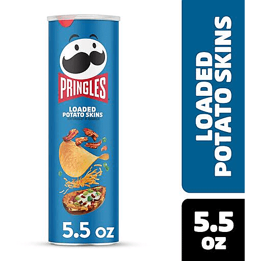 Pringles Potato Crisps Chips, Loaded Potato Skins 5.5 oz | Shop | My ...