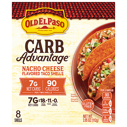 Old El Paso Nacho Cheese Flavored Taco Shells 8 ea | Shop | Sullivan's ...