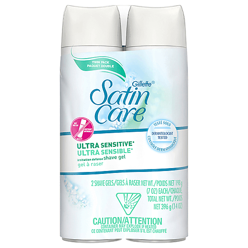 Gillette Ultra Sensitive Shave Gel Twin Pack 2 ea | Casey's Foods