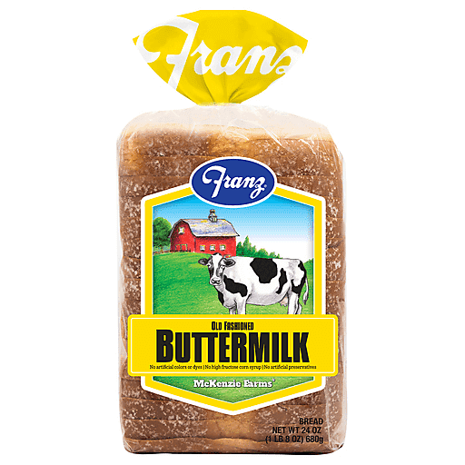 Franz Old Fashioned Buttermilk Bread 24 Oz | Breads from the Aisle ...