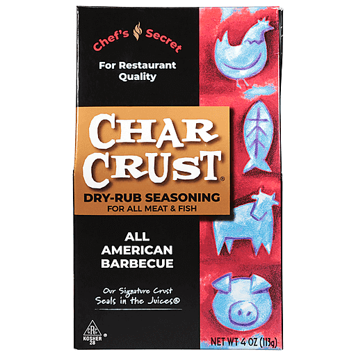 Char Crust Seasoning, for All Meat & Fish, Dry Rub, All American ...