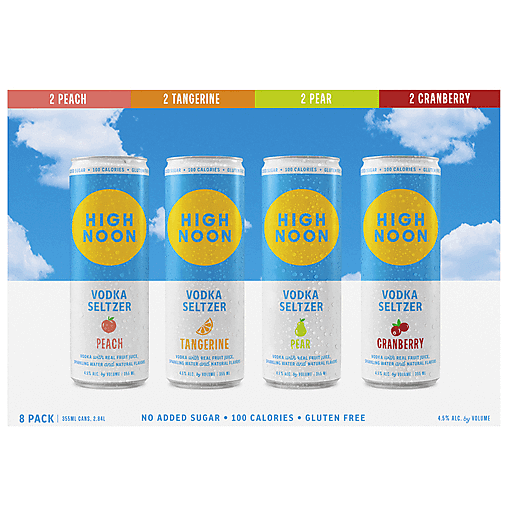 High Noon Assorted Vodka Seltzer 8 Ea | Ready-To-Drink Cocktails | VG's ...