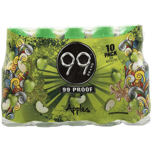 99 Apples Liqueur 10 Pack 50ml 99 Proof | Beer, Wine & Spirits ...