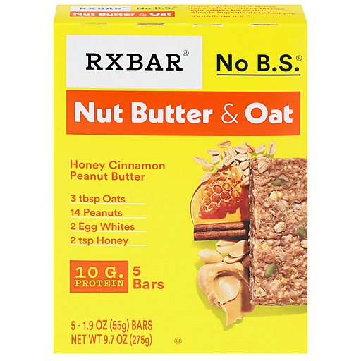 Rxbar Nut Butter & Oat Honey Cinnamon Peanut Butter Bars 5 ea | Shop ...