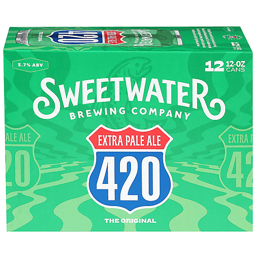 Sweet Water Brewing Company Extra Pale Ale 420 The Original Beer 12 ea ...