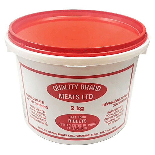 Quality Brand Meats Salt Pork Riblets | Salt Meats | Colemans