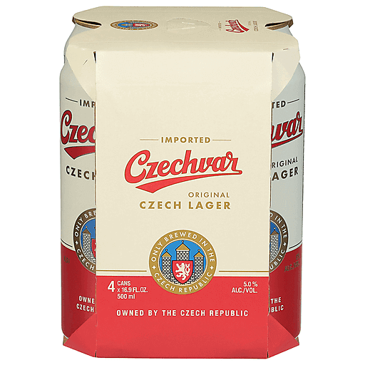 Czechvar Beer, Original Czech Lager 4 ea | Shop | Foodtown
