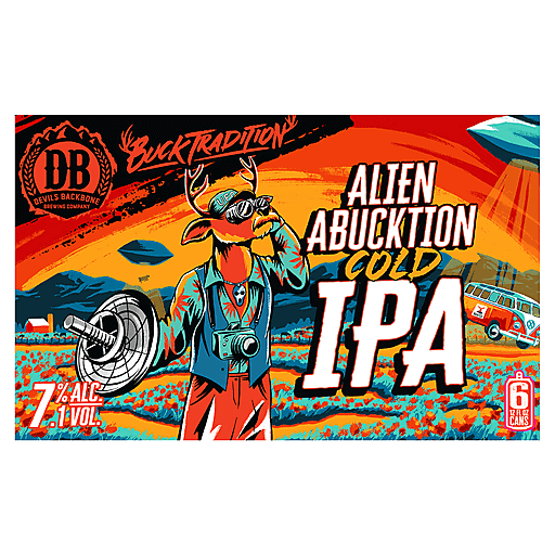 Devils Backbone Brewing Company Beer, Cold, Ipa, Alien Abucktion 6 ea ...