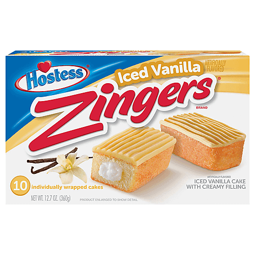 Hostess Cake, With Creamy Filling, Iced Vanilla 10 Ea | Doughnuts, Pies ...