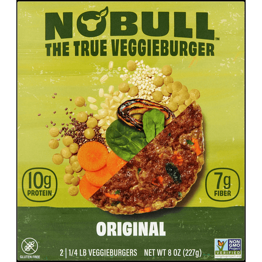 No Bull Original Veggie Burger | Frozen Foods | Ingles Markets