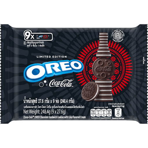 Oreo Biscuit Coca Cola 27.6g 9s | Snacks | Walter Mart