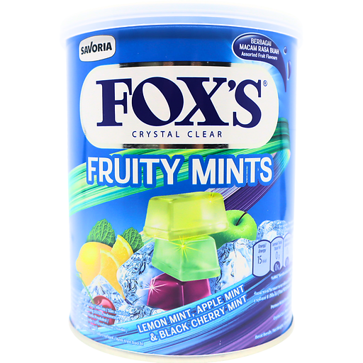 Fox's Candy Fruity Mint Tin | 180g | Candies | Walter Mart