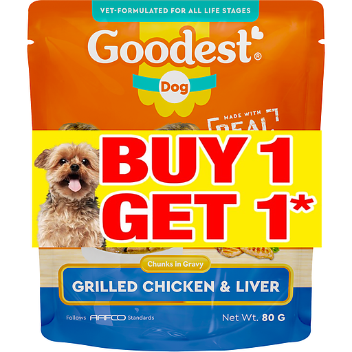 Goodest Dog Chicken and Liver | 80g (Buy 1 Get 1 @ 35% off) | Pet Food ...