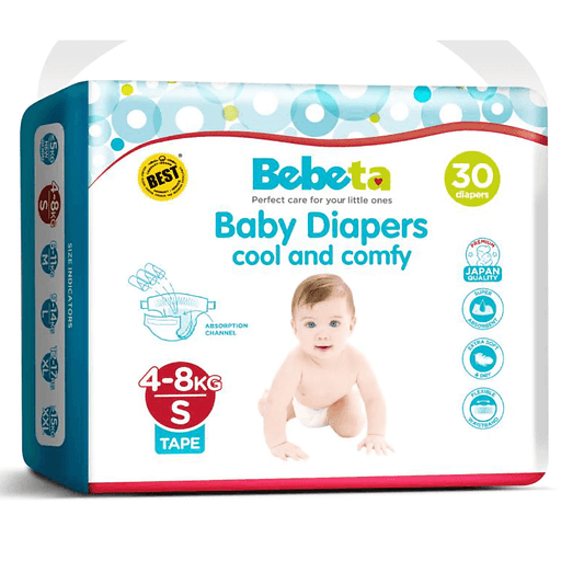 Bebeta Baby Diapers Small 30s | Shop | Walter Mart