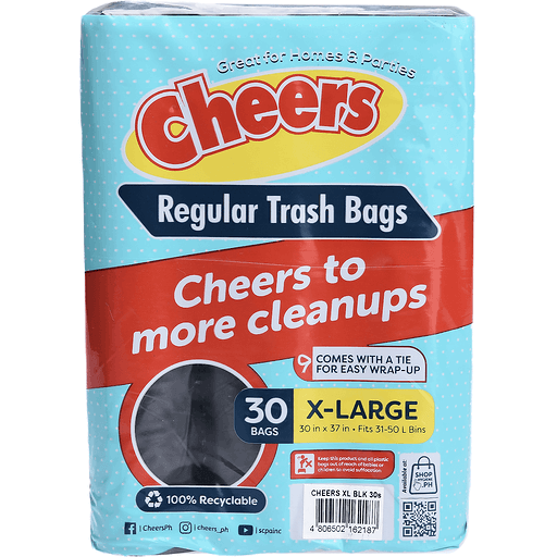 Cheers Garbage Bag Black XL | 30s | Shop | Walter Mart