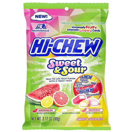 Hi-Chew Candy Sweet & Sour Mix | 90g | Candies | Walter Mart