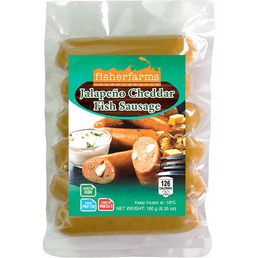 Fisherfarms Jalapeno Cheddar Fish Sausage | 180g | Shop | Walter Mart