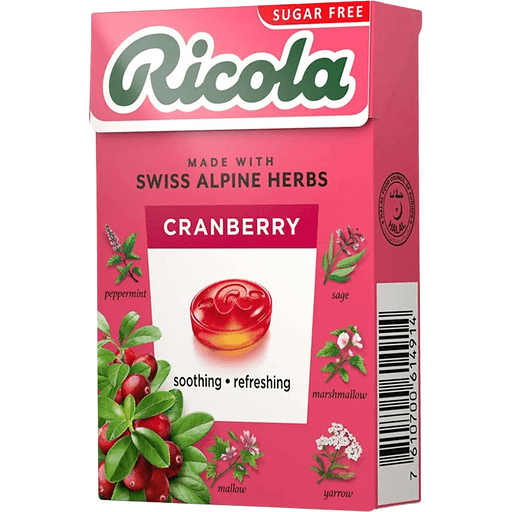 Ricola Candy Cranberry | 40g | Candies | Walter Mart