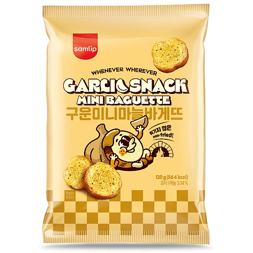 Samlip Biscuit Baguette Garlic | 120g | Snacks | Walter Mart