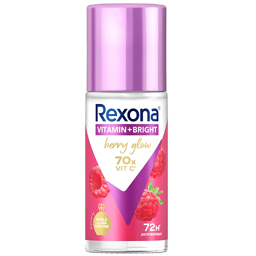 Rexona Vitamin + Bright Berry Glow Roll-on Deodorant | 45ml | Shop ...