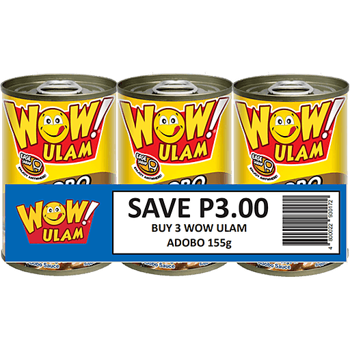 Wow Ulam Adobo 3s Save P3 155gr | Canned Goods | Walter Mart
