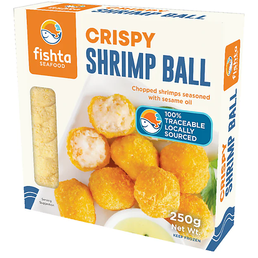 Fishta Frozen Seafood Crispy Shrimp Ball | 250g | Shop | Walter Mart