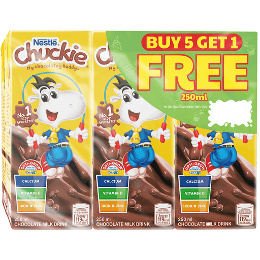 Chuckie Chocolate Drink | 250ml x 6s (5+1 Promo) | Dairy & Eggs ...