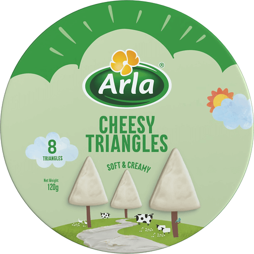 Arla Cheesy Triangles 8 Portion 120g | Shop | Walter Mart