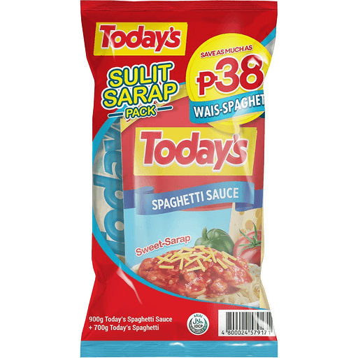 Today's Sulit Sarap Pack (Today's Pasta Sweet Style + Today's Sauce ...