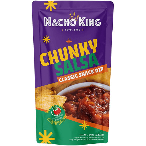 Nacho King Chunky Salsa Pouch | 240g | Shop | Walter Mart