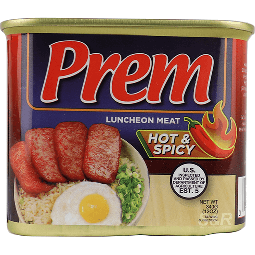 Prem Luncheon Meat Hot & Spicy 12oz | Shop | Walter Mart