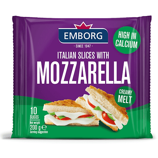 Emborg Italian Cheese Slices | 200g | Shop | Walter Mart