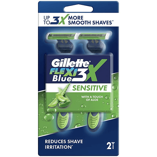 Gillette Razor Blue 3 Flexi Sensitive | 2s | Shop | Walter Mart