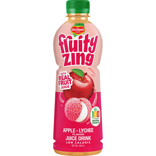 Del Monte Fruity Zing Apple-Lychee Juice | 500ml | Shop | Walter Mart