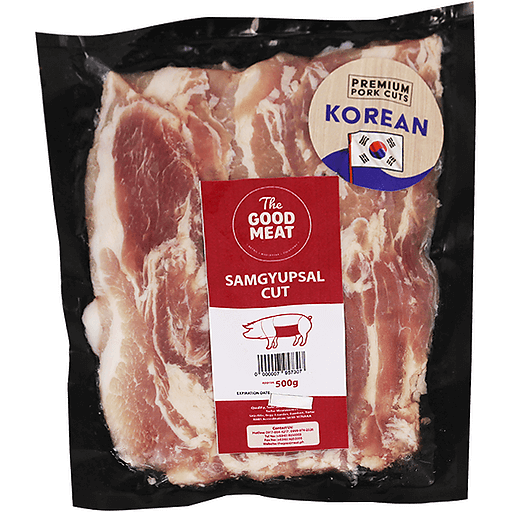 The Good Meat Pork Samgyupsal | 500g | Shop | Walter Mart